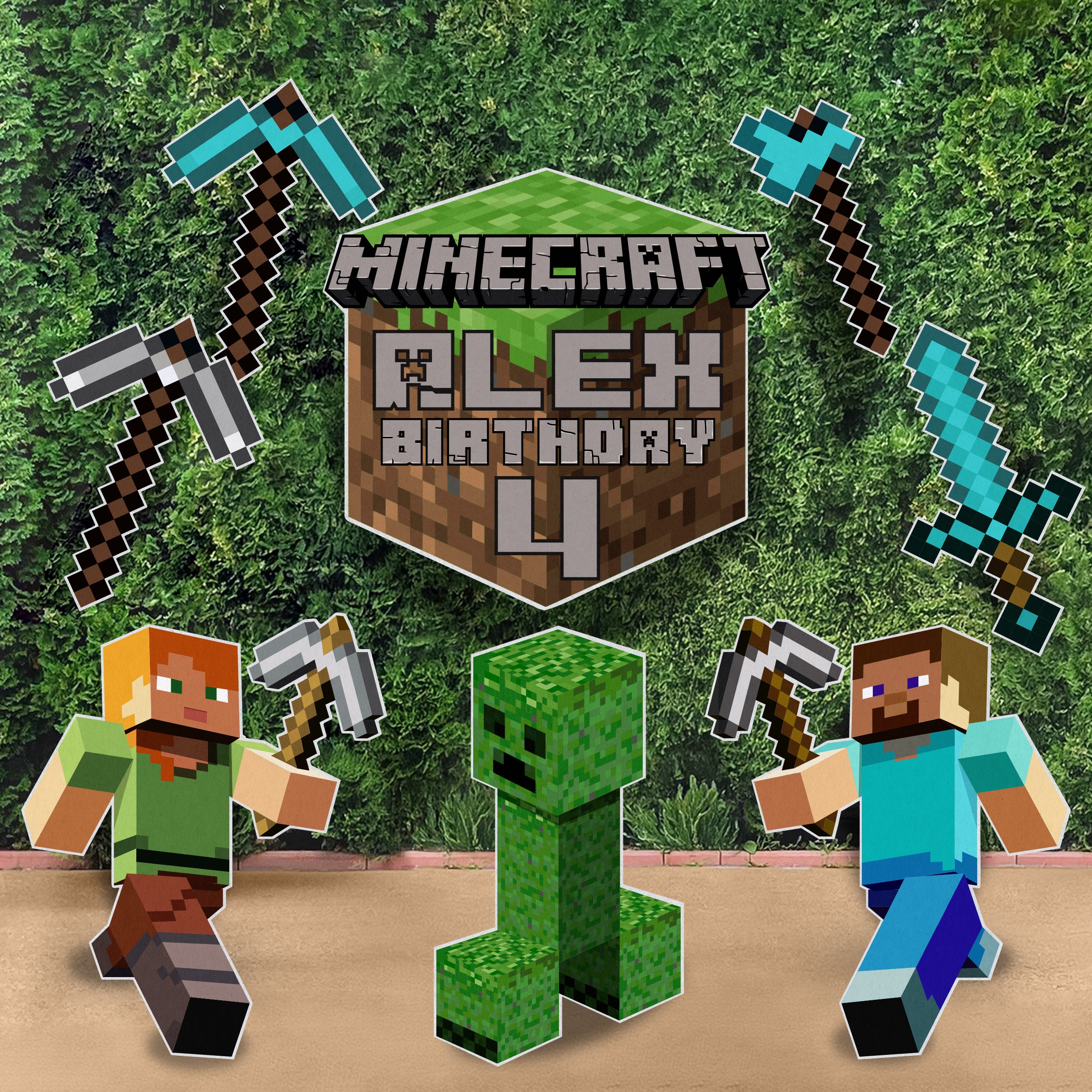 Minecraft Board Cutouts – iPic Studio